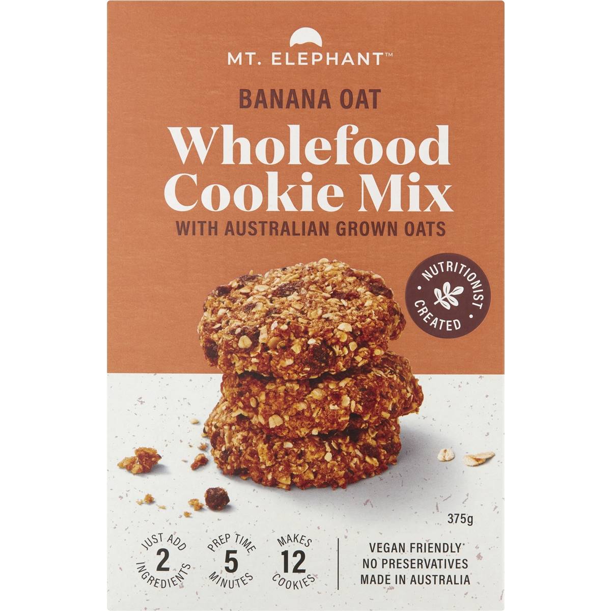 Mt Elephant Banana Oat Superfood Cookie Mix 375g | Woolworths