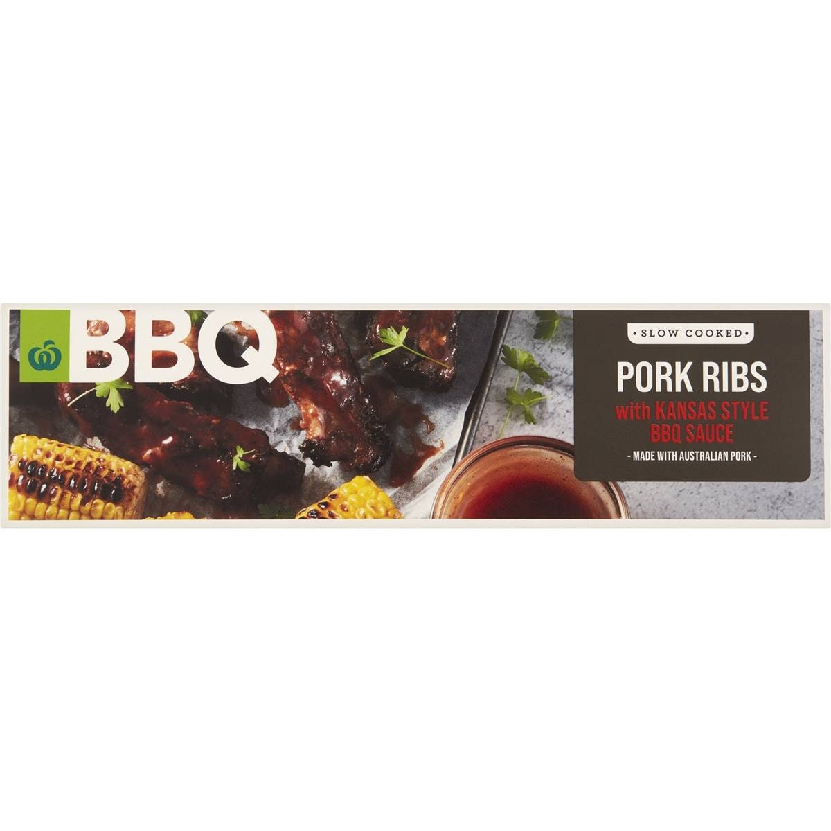 Woolworths Bbq Pork Ribs With Kansas Style Bbq Sauce 700g | Woolworths