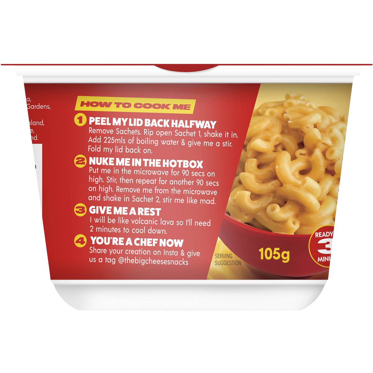 The Big Cheese Extra Large Mac & Cheese 105g | Woolworths