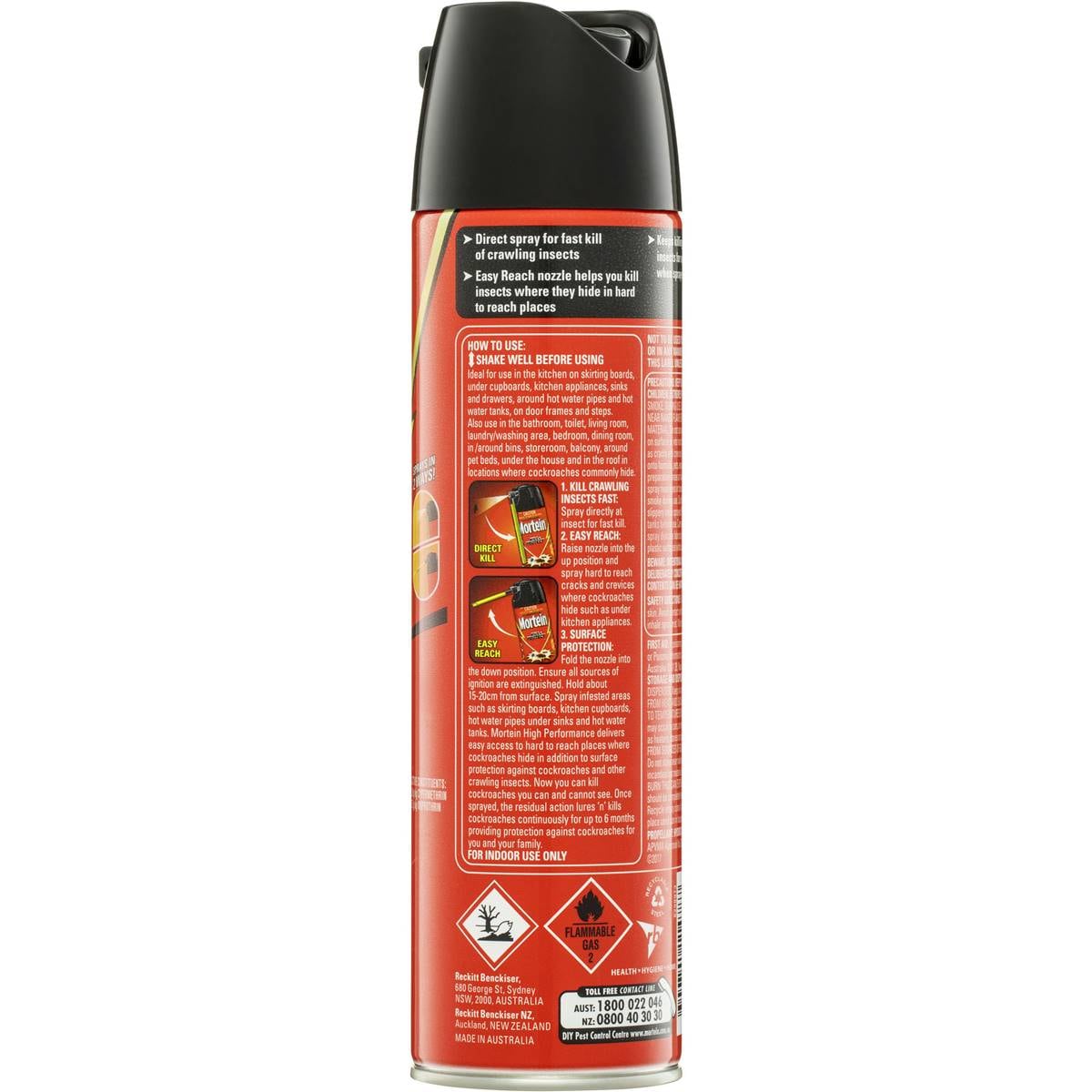 Mortein Easy Reach Surface Spray Crawling Insect Killer 350g | Woolworths