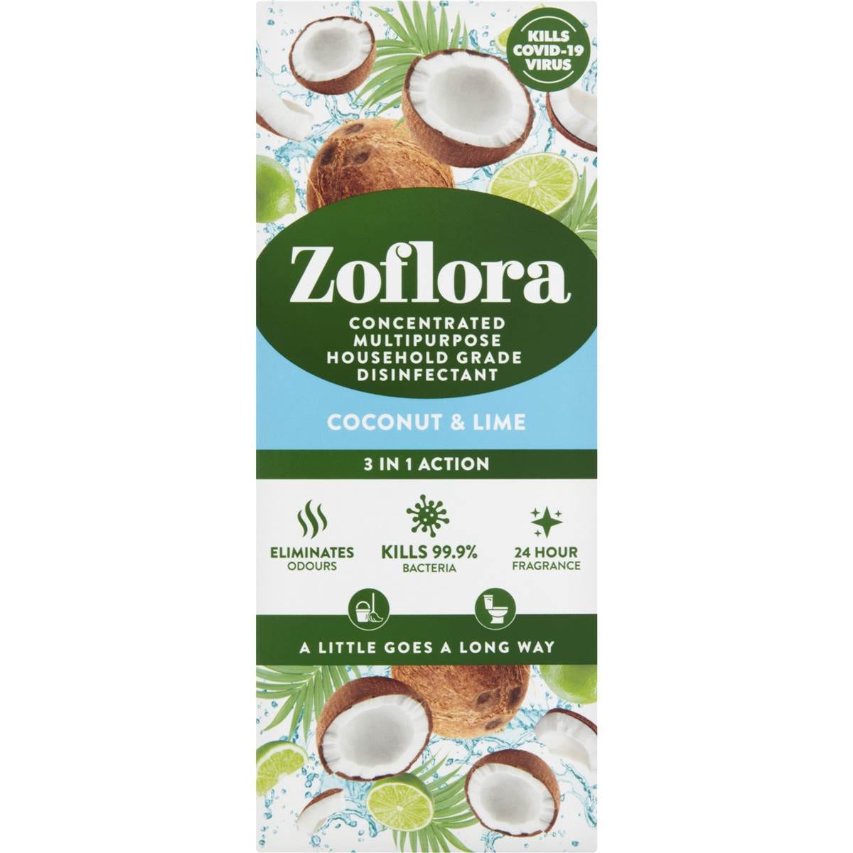 Zoflora Zoflora Multipurpose Disinfectant Coconut & Lime 500ml | Woolworths