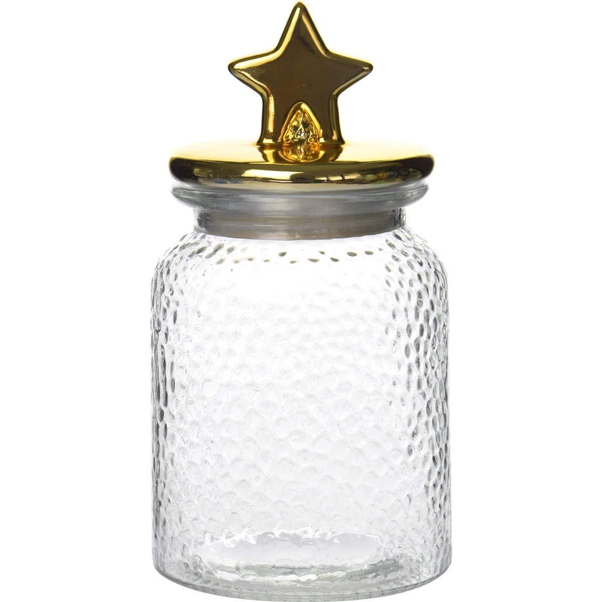 Christmas Star Glass Jar Large Each | Woolworths