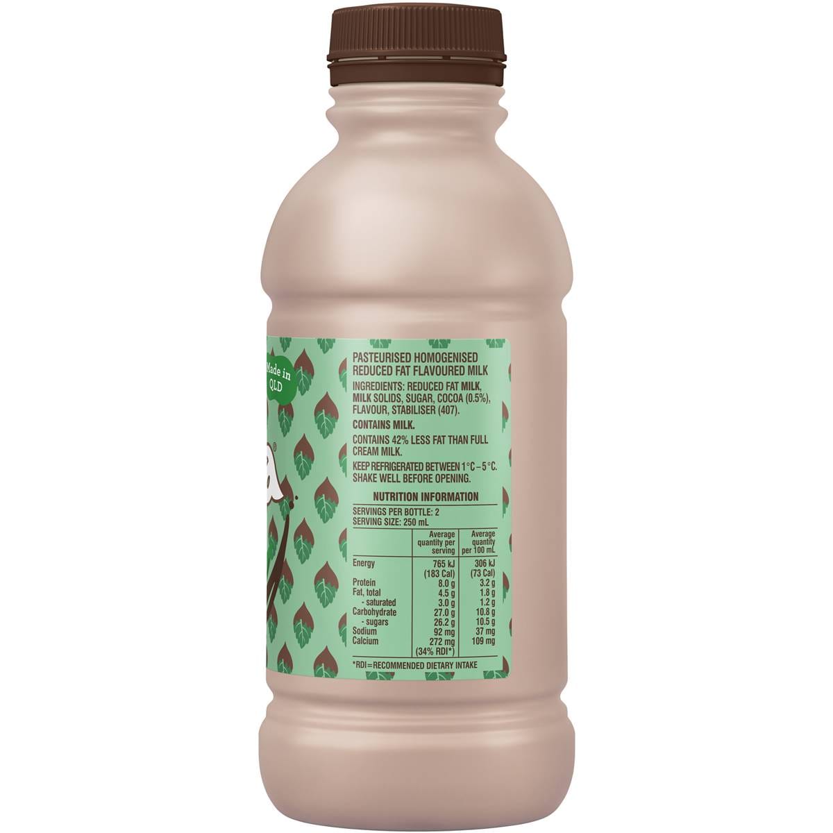Breaka Choc Mint Flavoured Milk 500ml | Woolworths