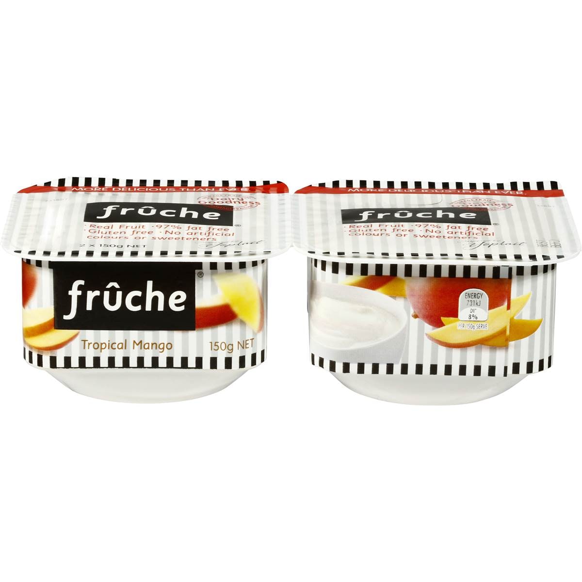 Fruche Mango Tropical Dessert 2x150g | Woolworths