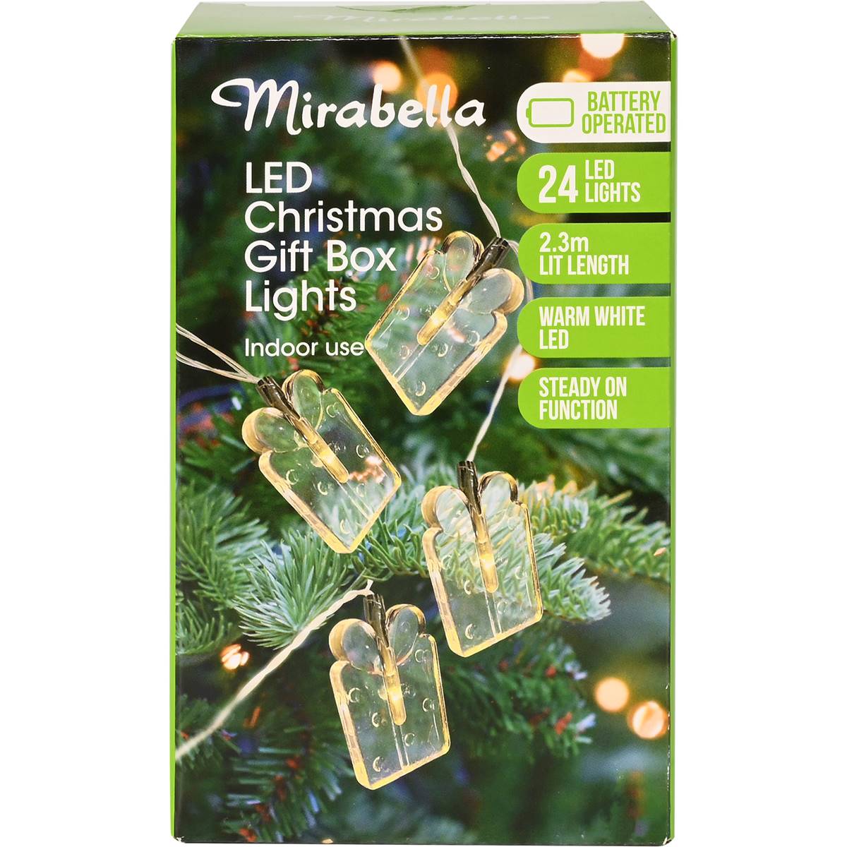 Christmas Led 2.3m Gift Box Lights Each | Woolworths