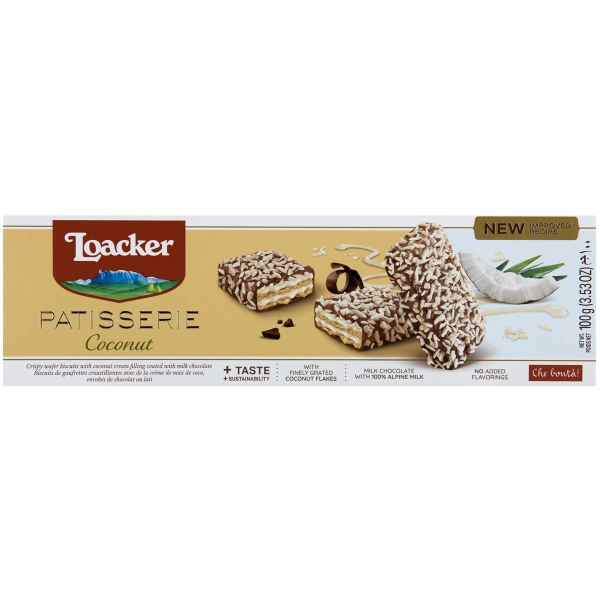 Loacker Wafers Coconut 100g | Woolworths