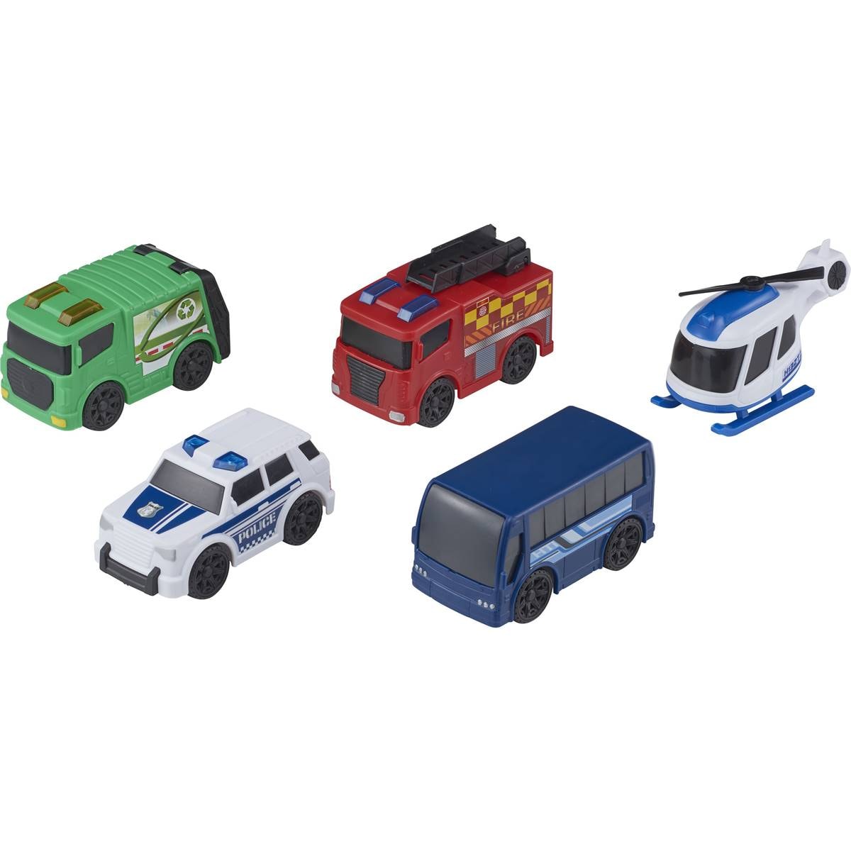 Teamsterz Mini Moverz 5 Cars Set Each | Woolworths