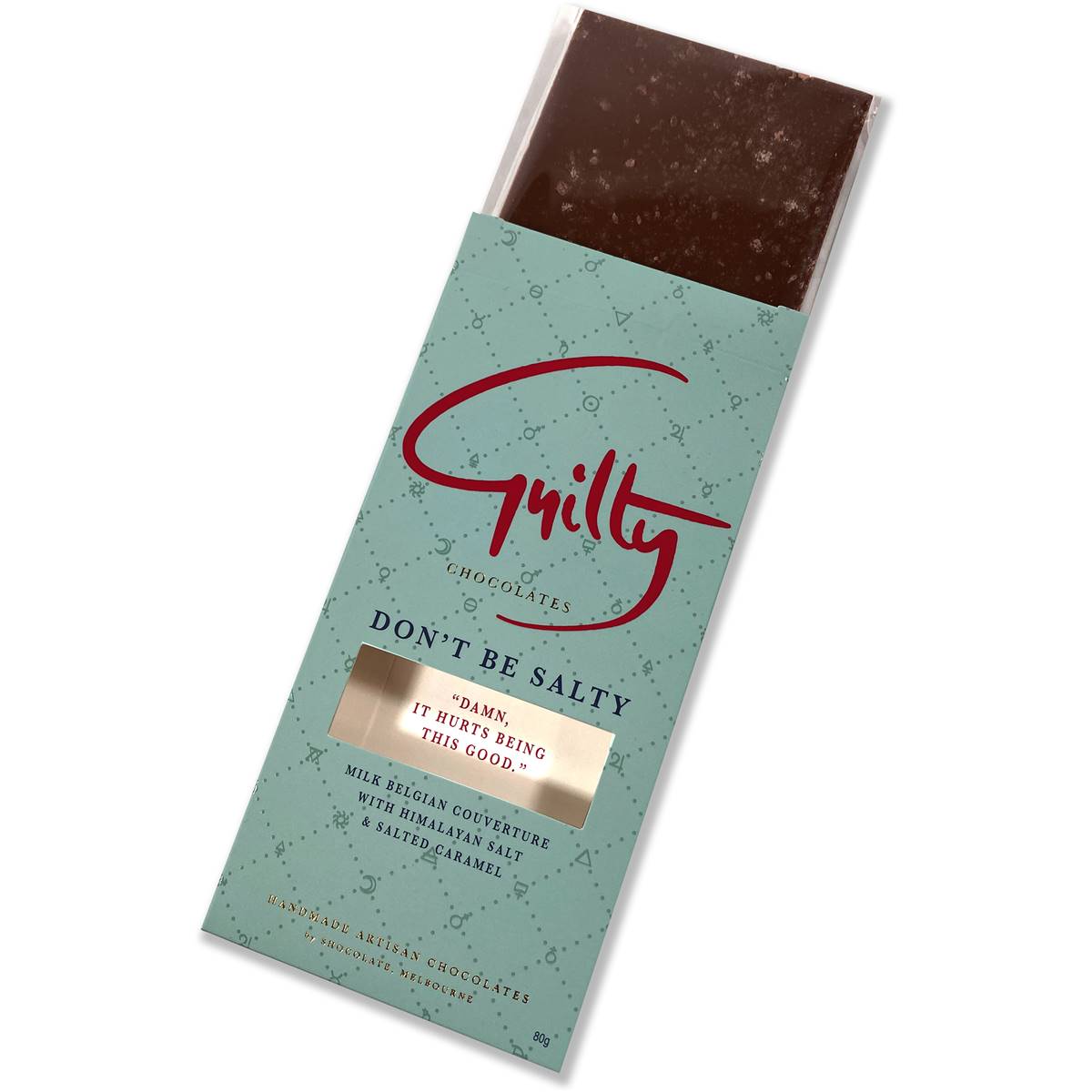 Guilty Chocolates Don't Be Salty Chocolate Bar 80g | Woolworths