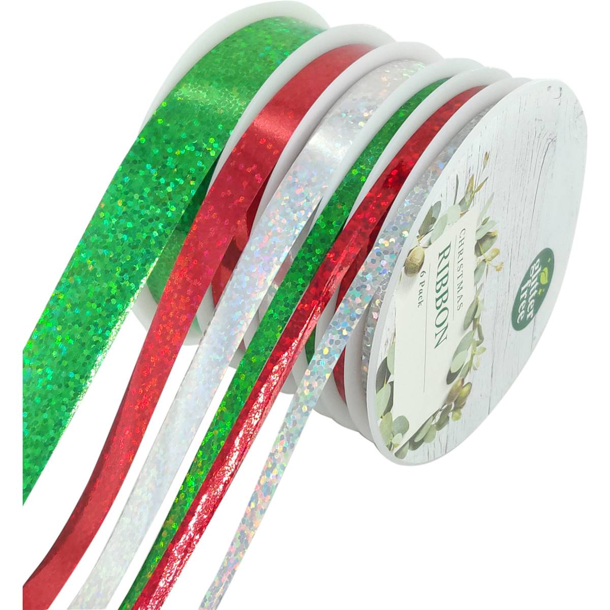 Christmas Traditional Ribbon Set 6 Pack | Woolworths