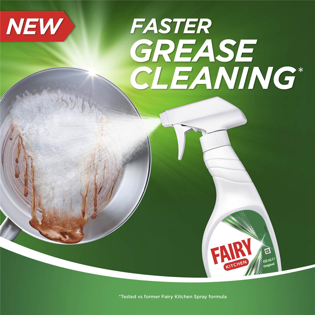 Fairy Lemon Dish & Kitchen Spray 450ml | Woolworths