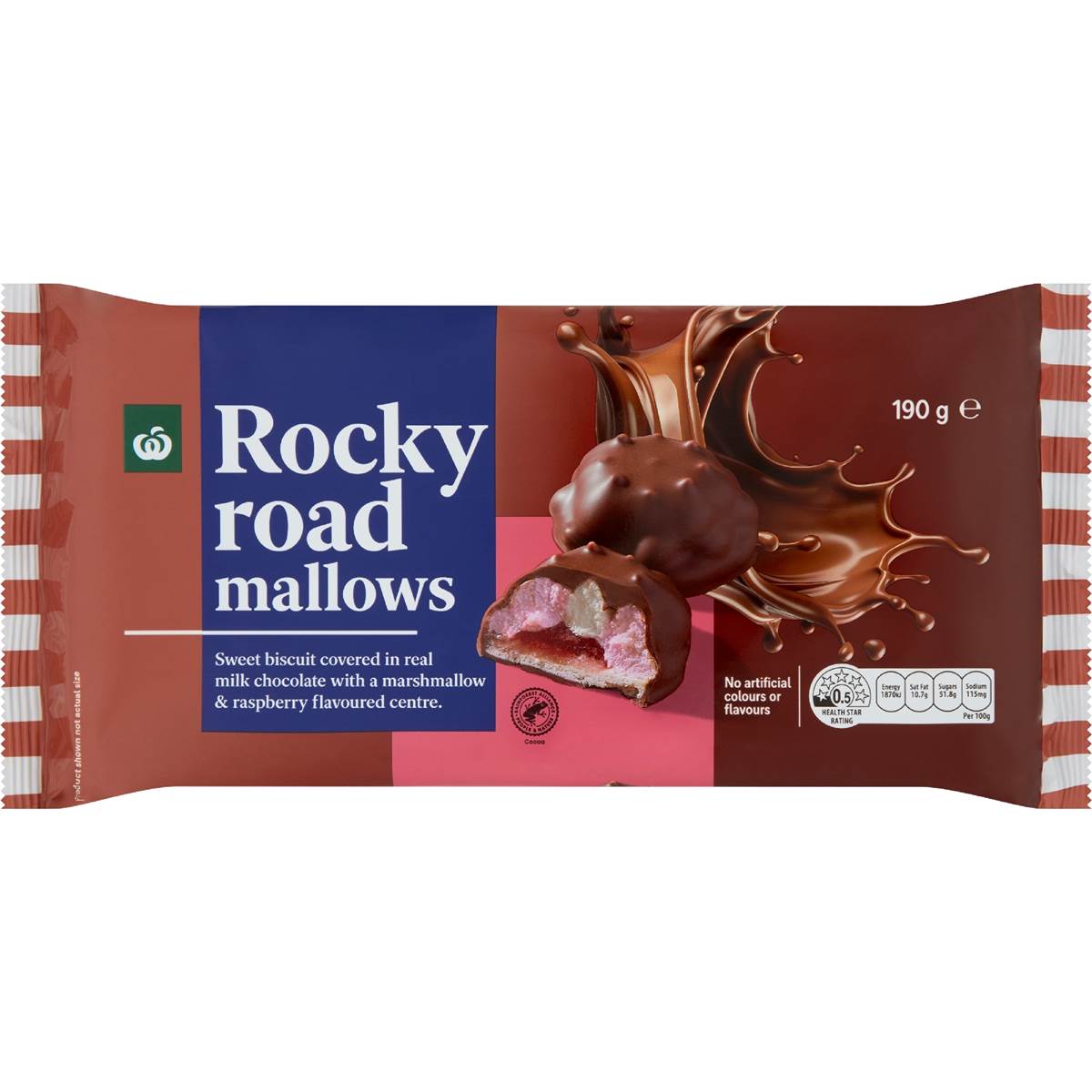 Woolworths Rocky Road Mallows 190g | Woolworths