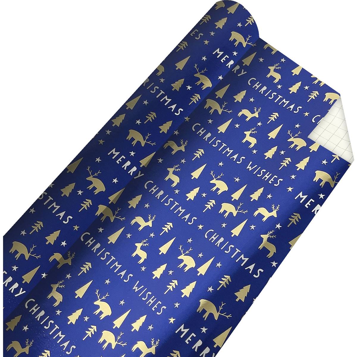 Christmas Wrapping Paper Navy Merry Christmas 5m Each | Woolworths