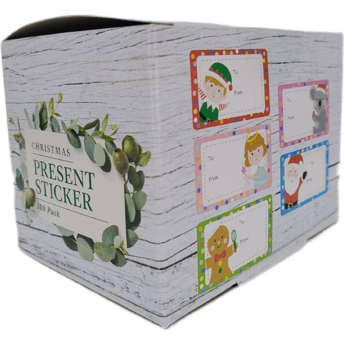 Christmas Present Stickers Boxed Character 100 Pack | Woolworths
