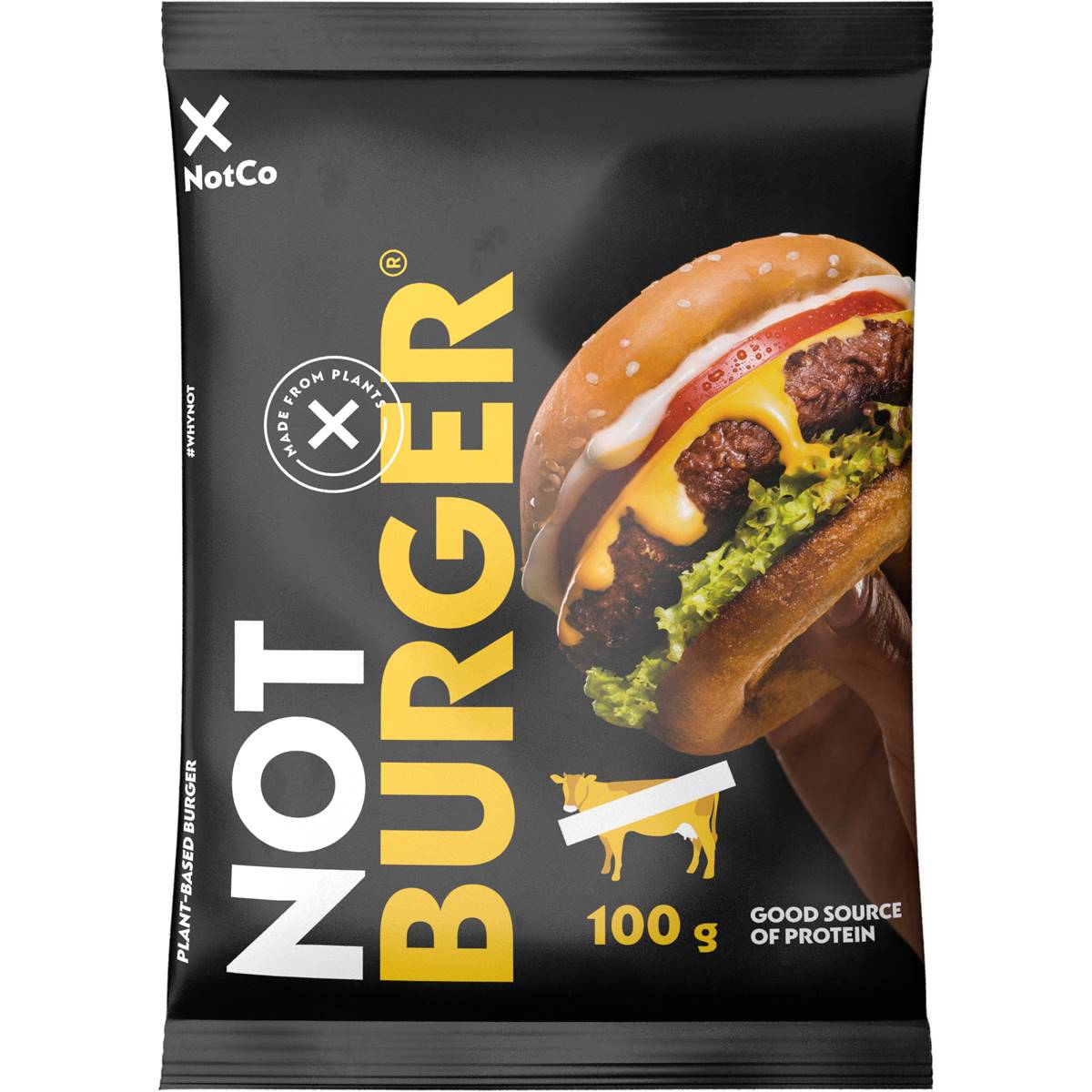 Notco Notburger Plant Based Burger 100g | Woolworths