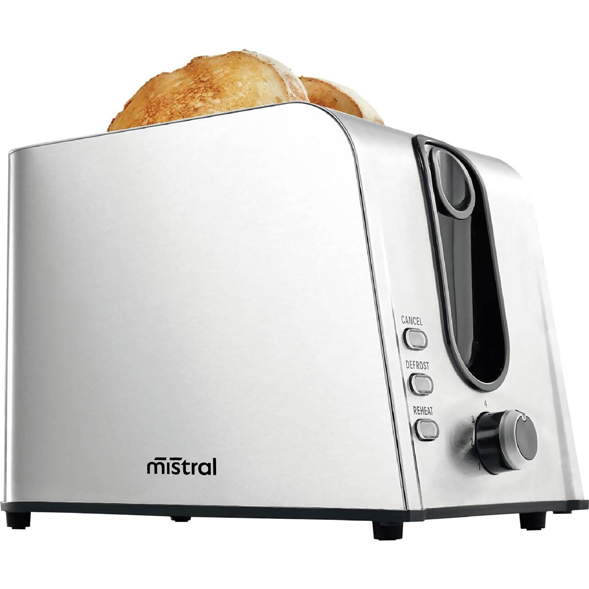 Mistral 2 Slice Stainless Steel Toaster Each | Woolworths