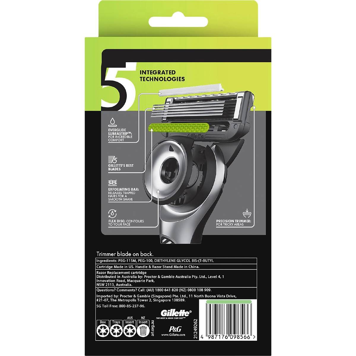 Gillette Labs Razor Handle With Two Cartridges Each | Woolworths