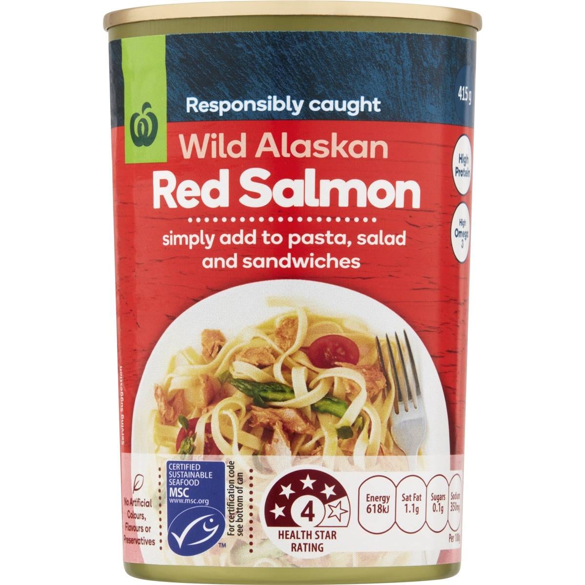 Woolworths Red Salmon 415g | Woolworths