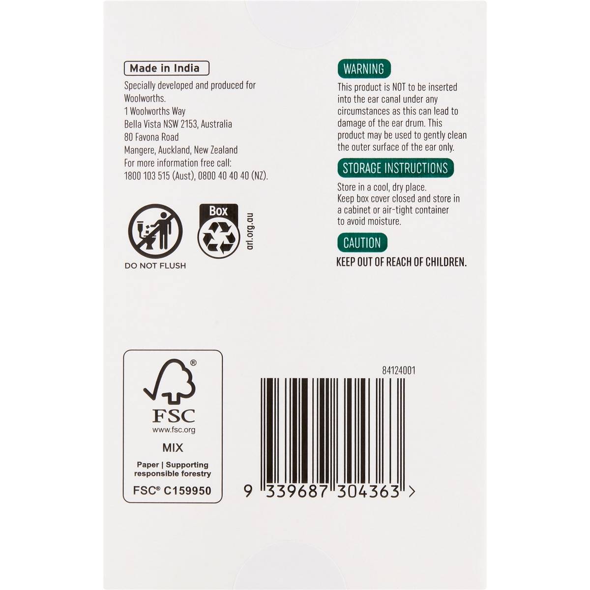 Help@hand Cotton Tips 400 Pack | Woolworths