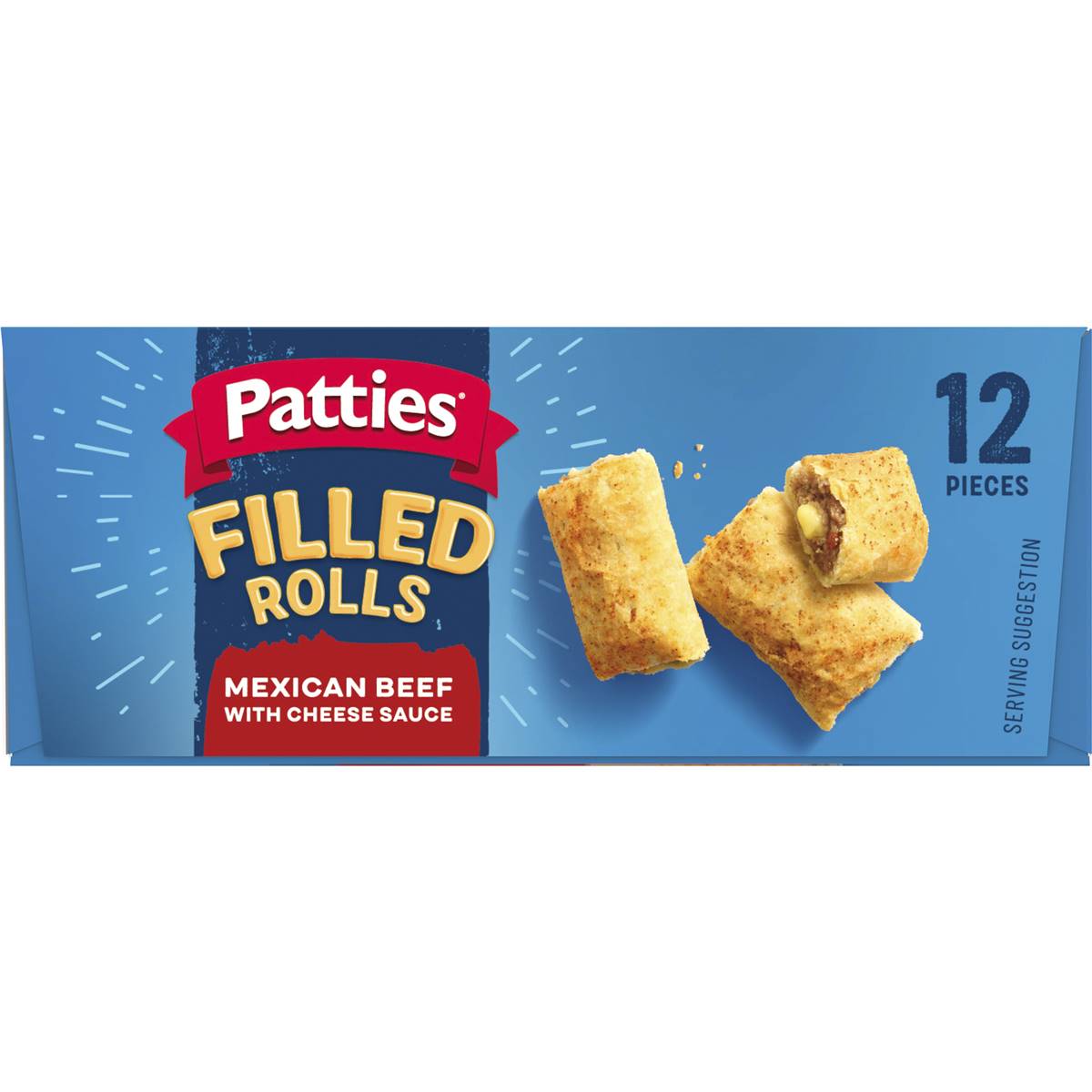Patties Filled Rolls Original Beef With Cheese Sauce 450g | Woolworths