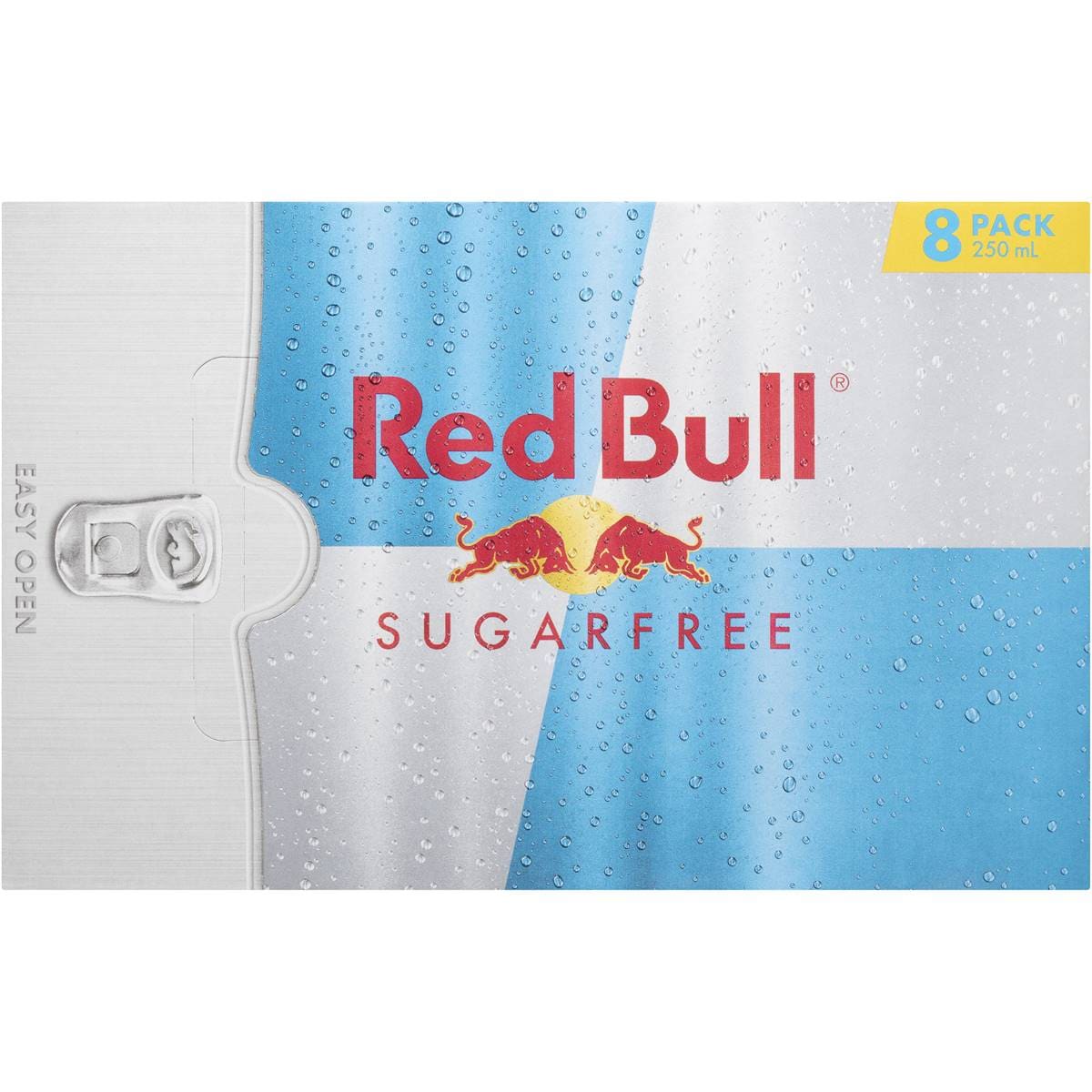 Red Bull Energy Drink Sugar Free Cans 8 X250ml | Woolworths
