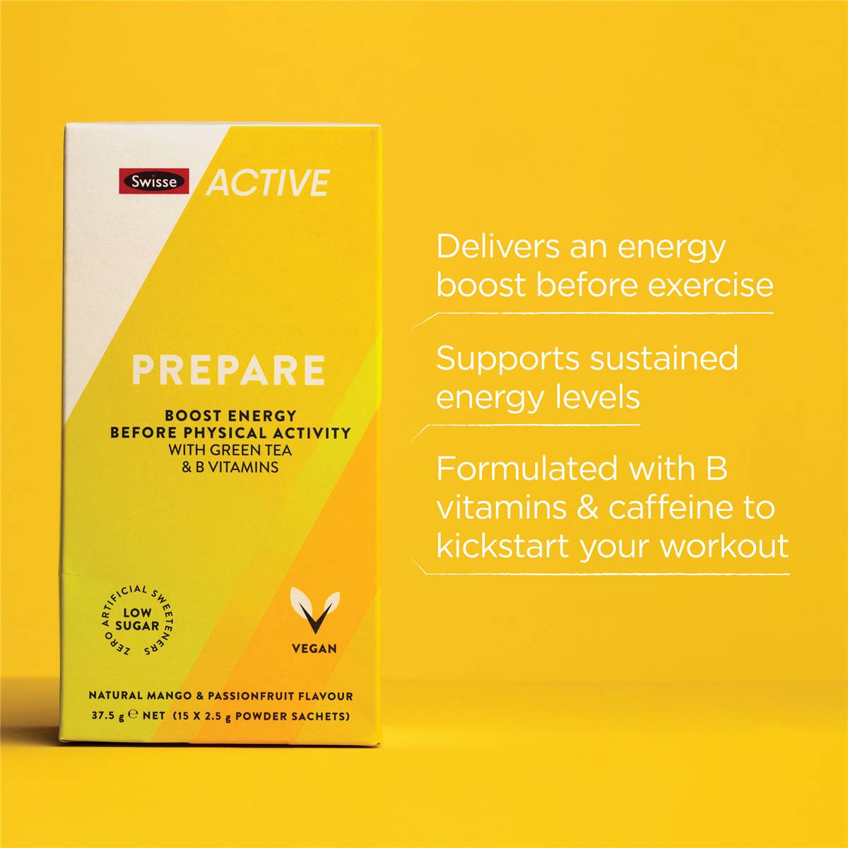Swisse Active Prepare Powder To Boost Performance 2.5g X 15 Pack ...