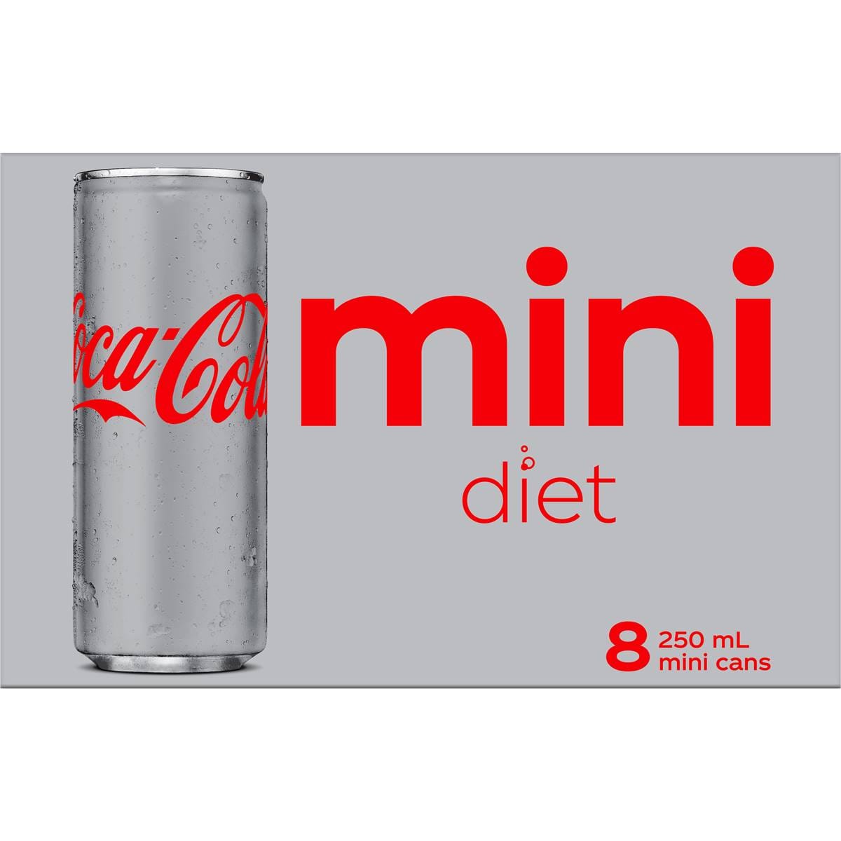 Coca-cola Diet Mini Cans 250ml X8 Pack | Woolworths