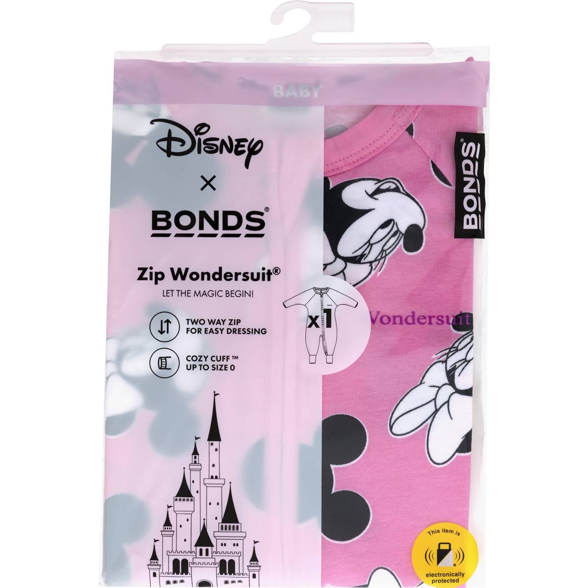 Bonds Disney Mickey Zip Wondersuit Size 00 Each | Woolworths