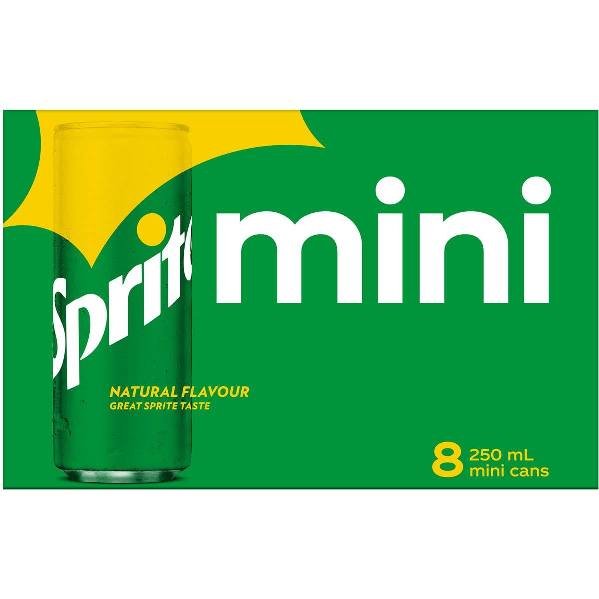 Sprite Mini Cans 250ml X8 Pack | Woolworths