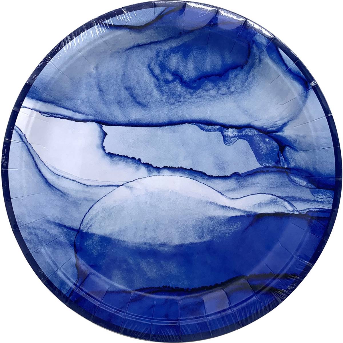 Armada Paper Plates Blue Watercolour 10 Pack | Woolworths