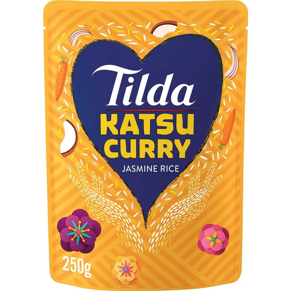 Tilda Katsu Curry Express Rice 250g | Woolworths