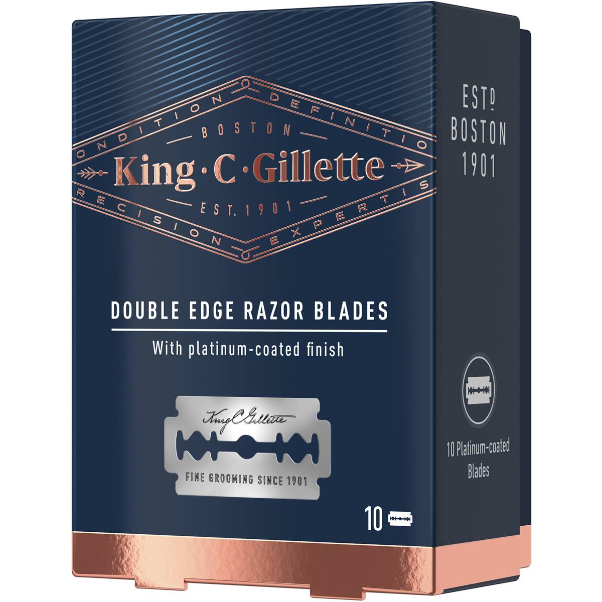 Gillette King C Double Edge Razor Blades 10 Pack Woolworths