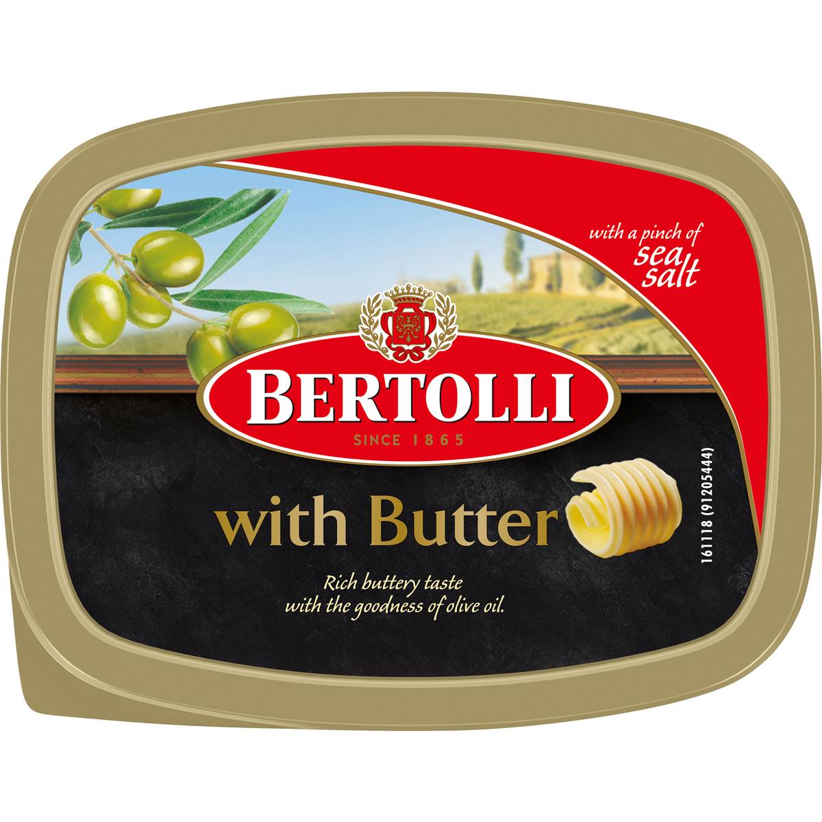 Bertolli With Butter With A Pinch Of Sea Salt 450g | Woolworths