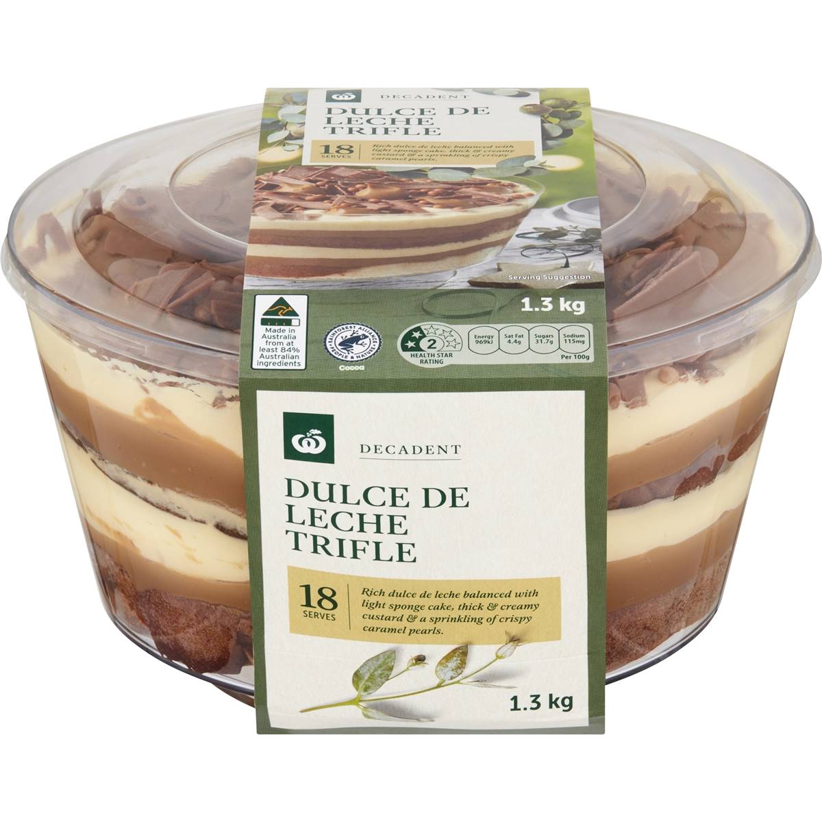 Woolworths Dulce De Leche Trifle Leche Trifle 1.3kg | Woolworths