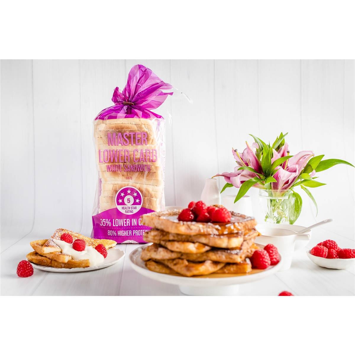 Cripps Lower Carb Loaf White Sandwich 680g | Woolworths