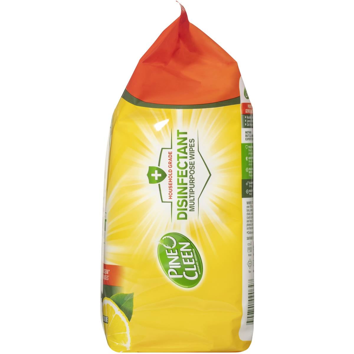 Pine O Cleen Disinfectant Multipurpose Wipes Lemon 150 Pack | Woolworths