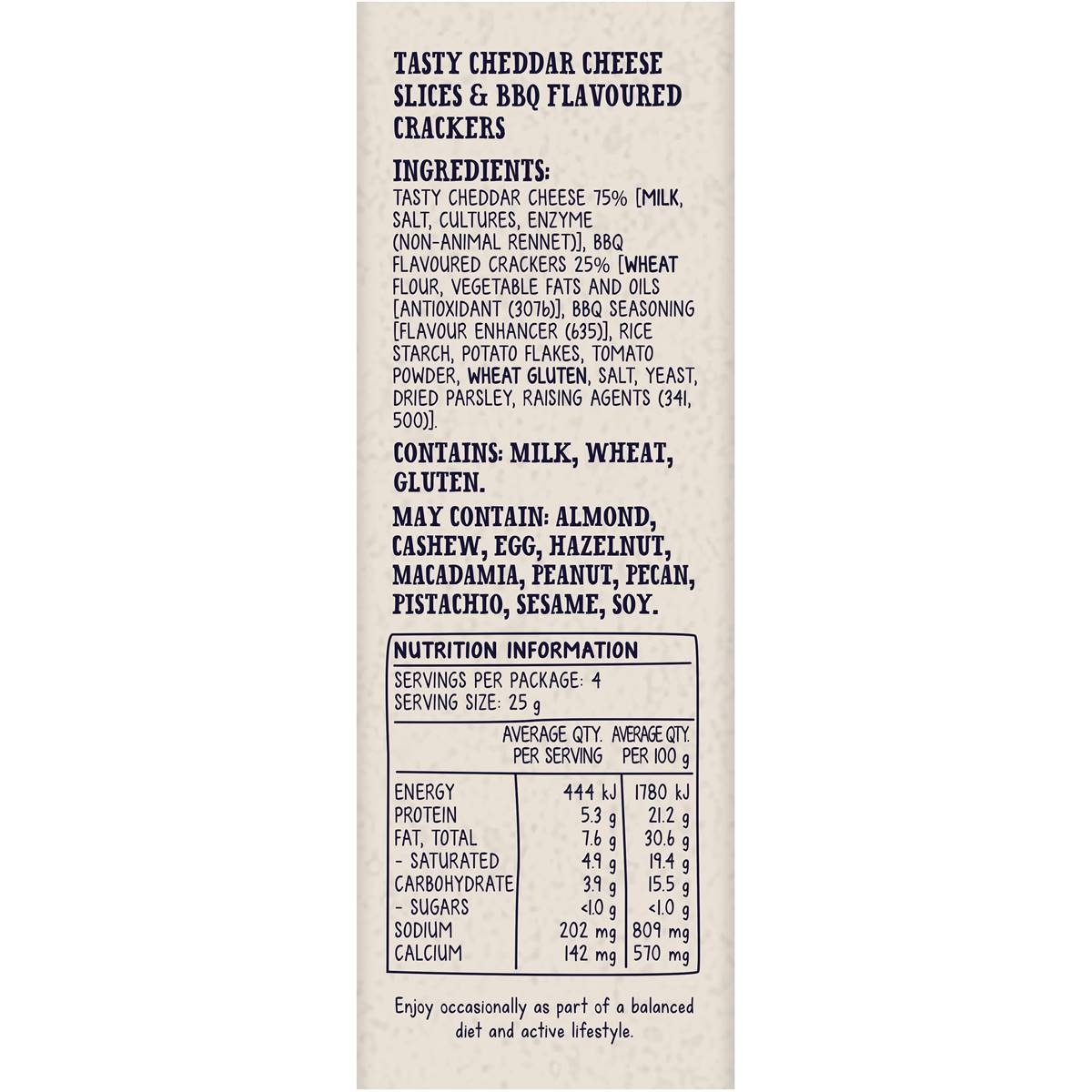 Mainland Munchables Tasty Cheese & Bbq Crackers 4 Pack | Woolworths