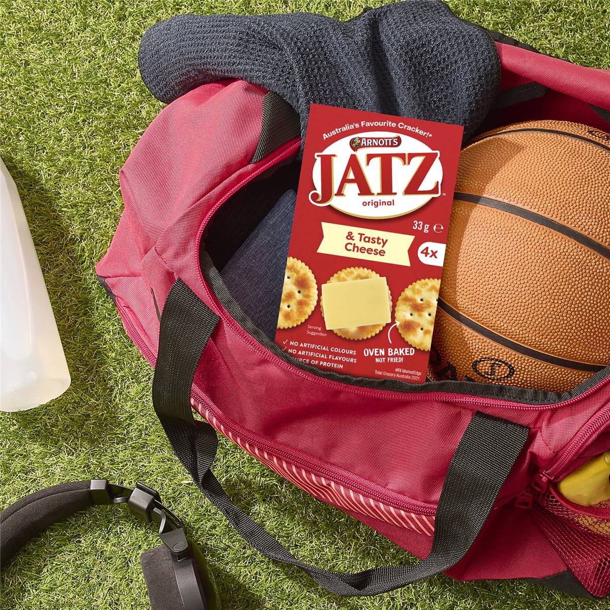 Arnott's Jatz Cracker Biscuits & Tasty Cheese 33g | Woolworths