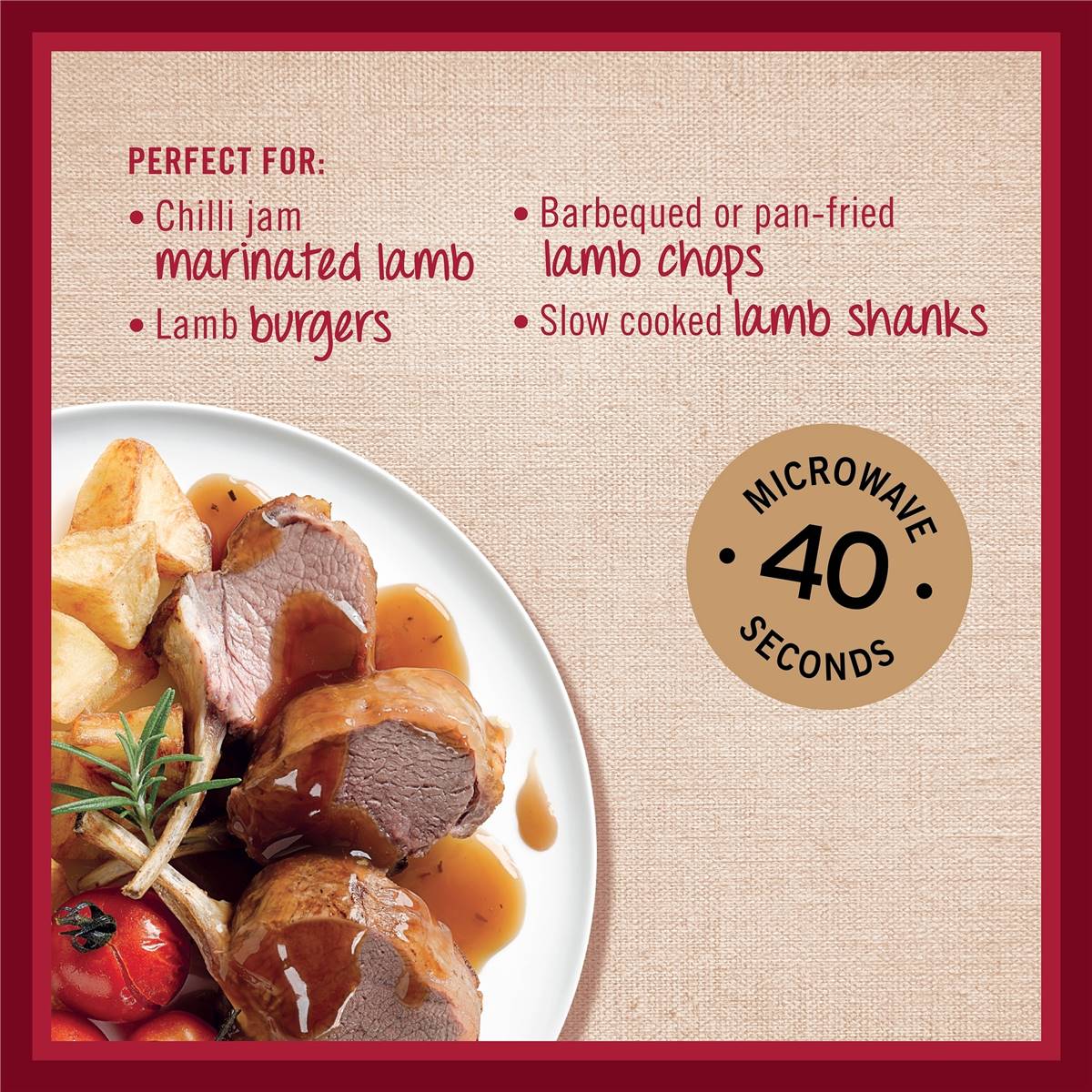 Gravox Lamb & Rosemary Liquid Gravy Pouch 165g | Woolworths