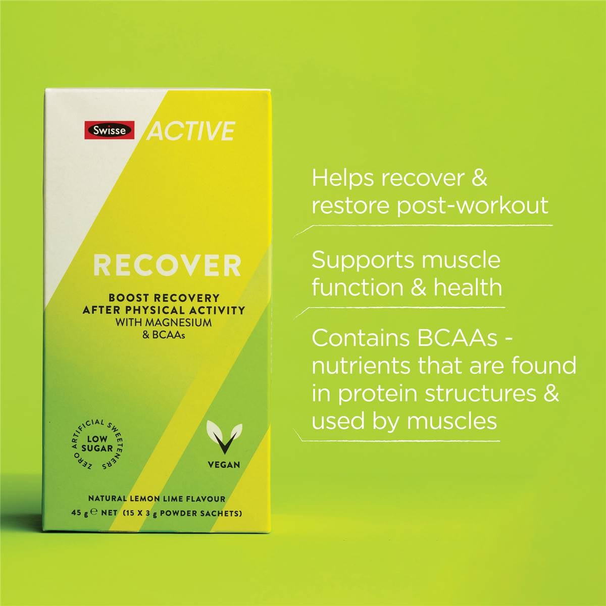 Swisse Active Recover Powder To Boost Recovery After Activity 3g X 15 ...