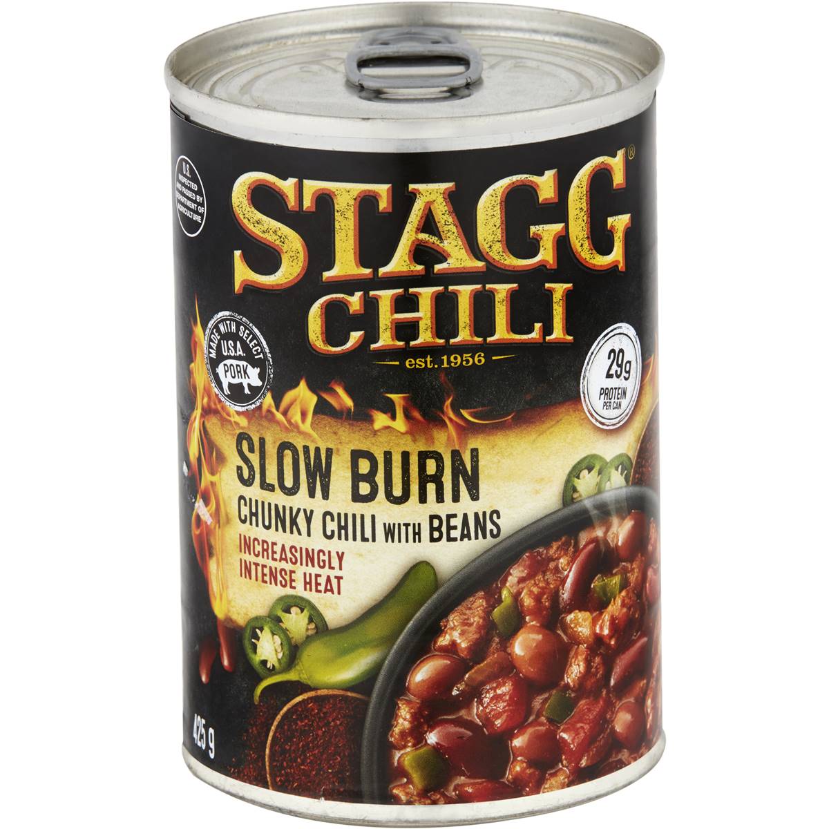 Stagg Chili Slow Burn Chunky Chili With Beans 425g | Woolworths