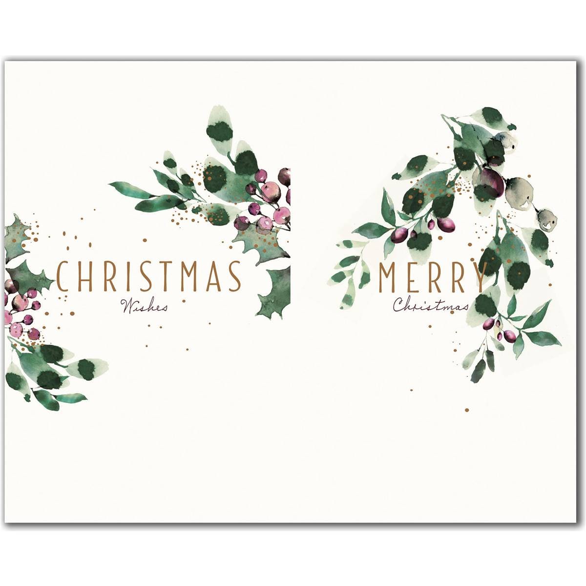 John Sands Christmas Boxed Cards Holly & Ivy Each | Woolworths