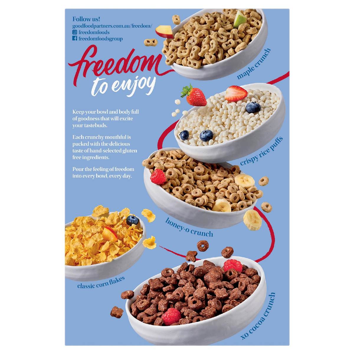Freedom Classic Rice Puffs Cereal 250g | Woolworths