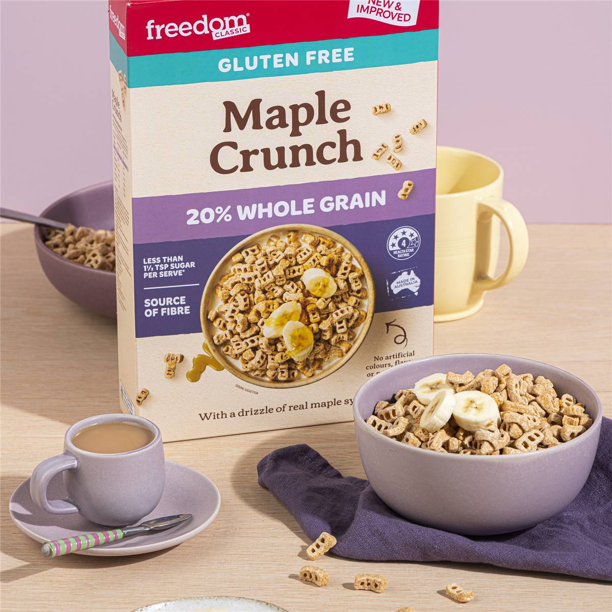 Freedom Classic Maple Crunch Cereal 360g | Woolworths