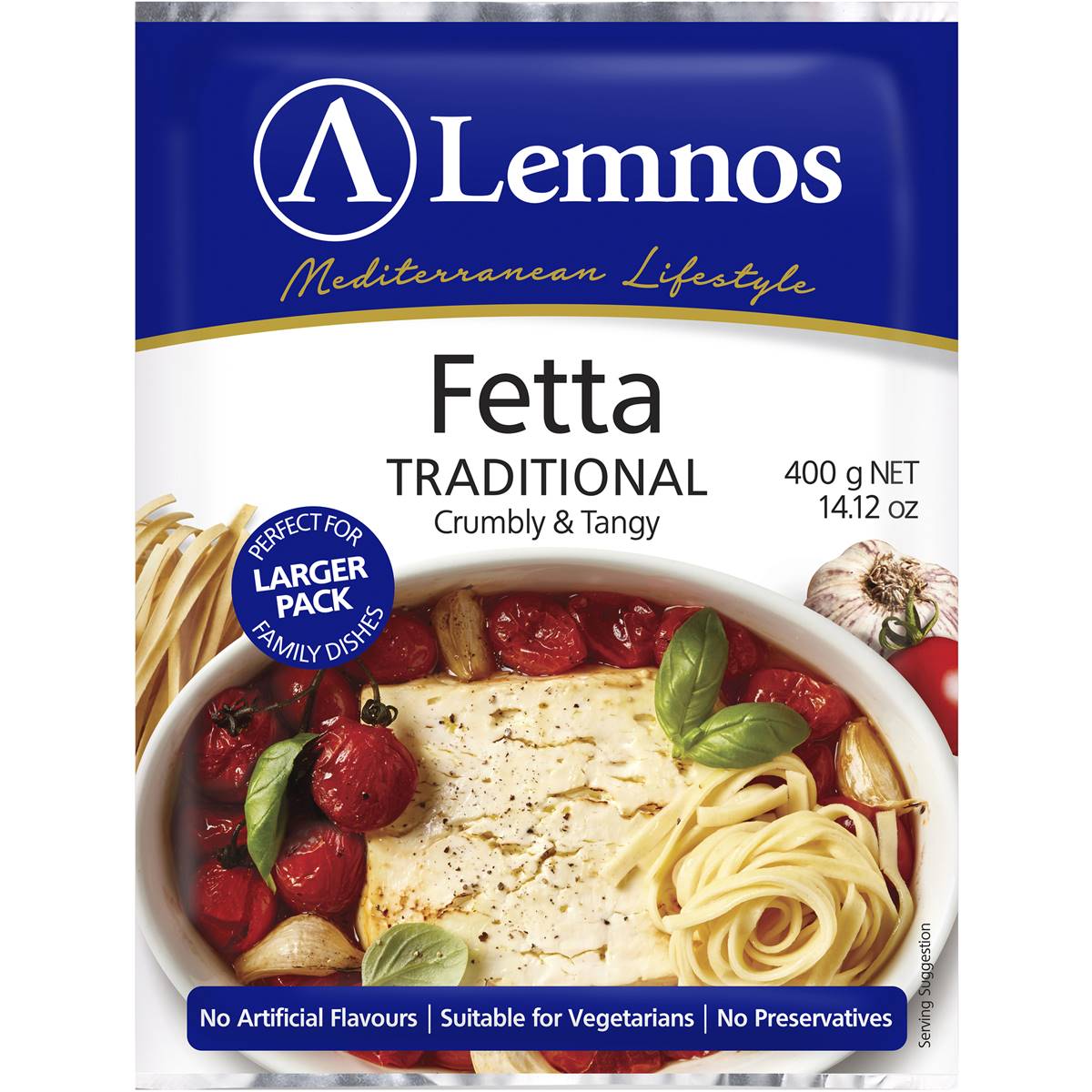 Lemnos Fetta Traditional 400g | Woolworths