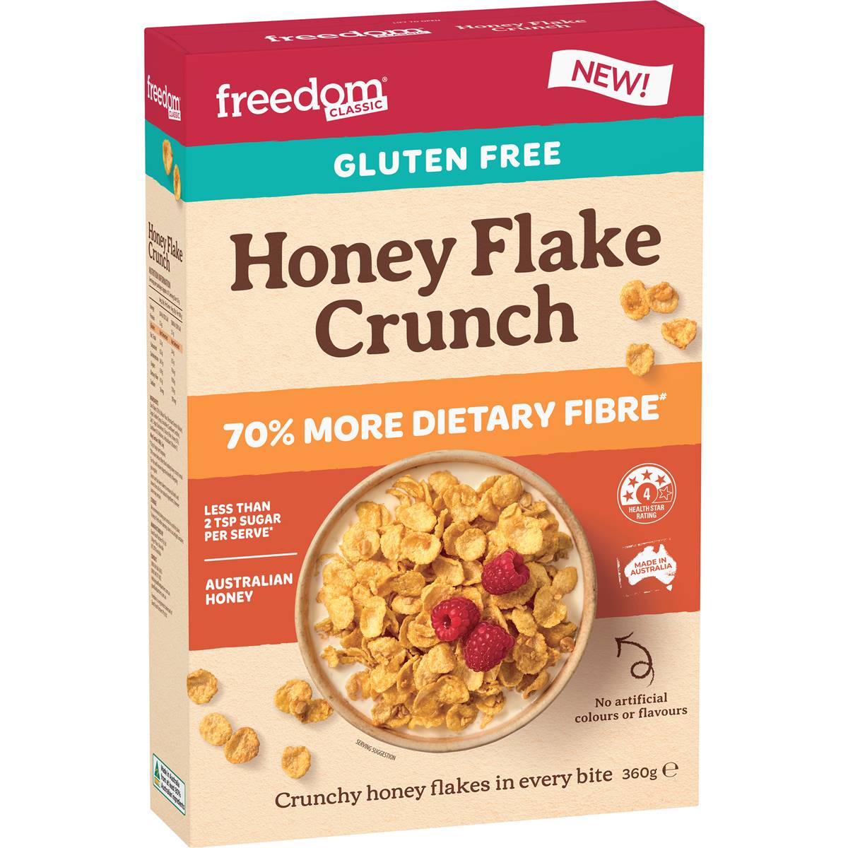 Freedom Honey Flake Crunch 360g | Woolworths