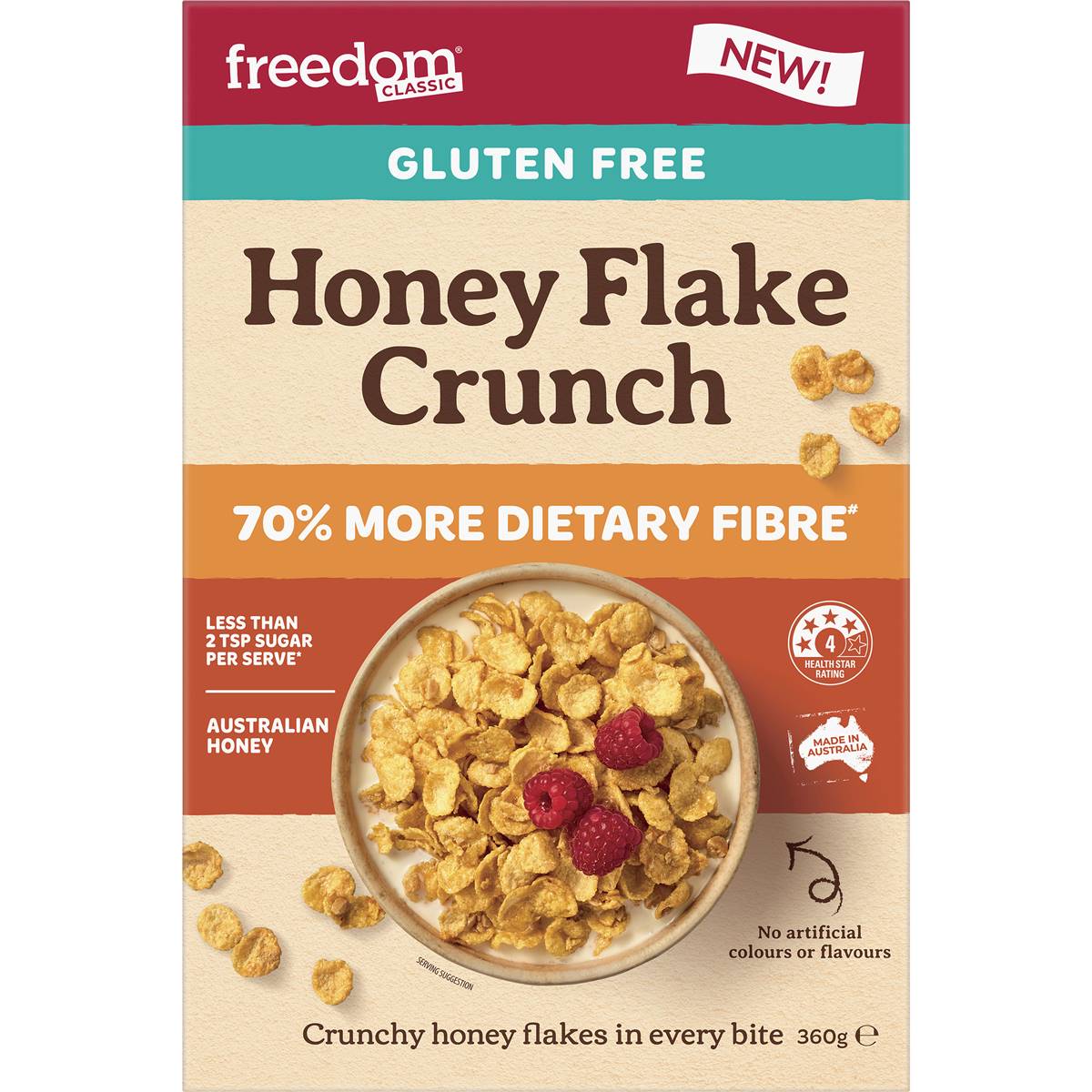 Freedom Honey Flake Crunch 360g | Woolworths