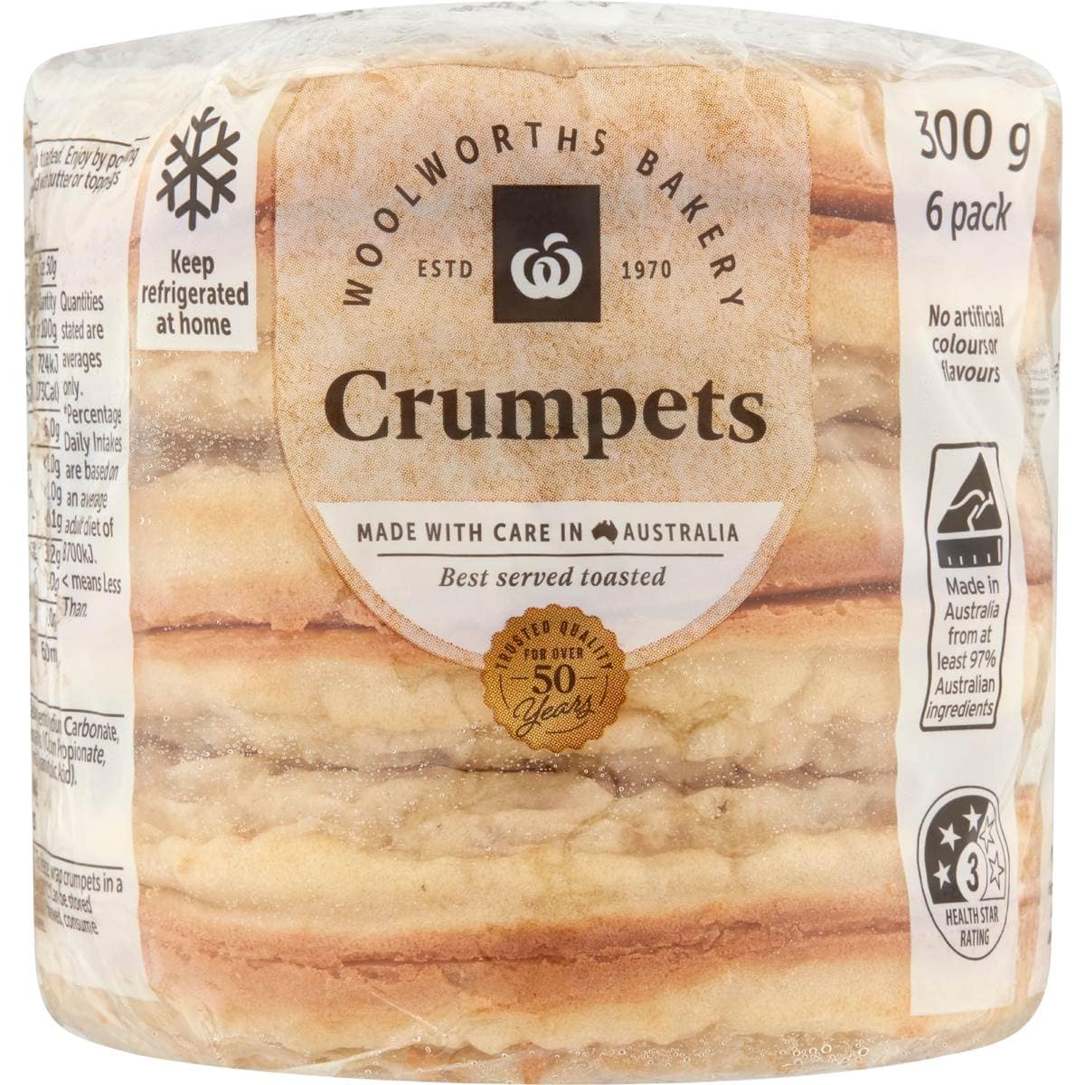 Woolworths Crumpets 6 Pack | Woolworths