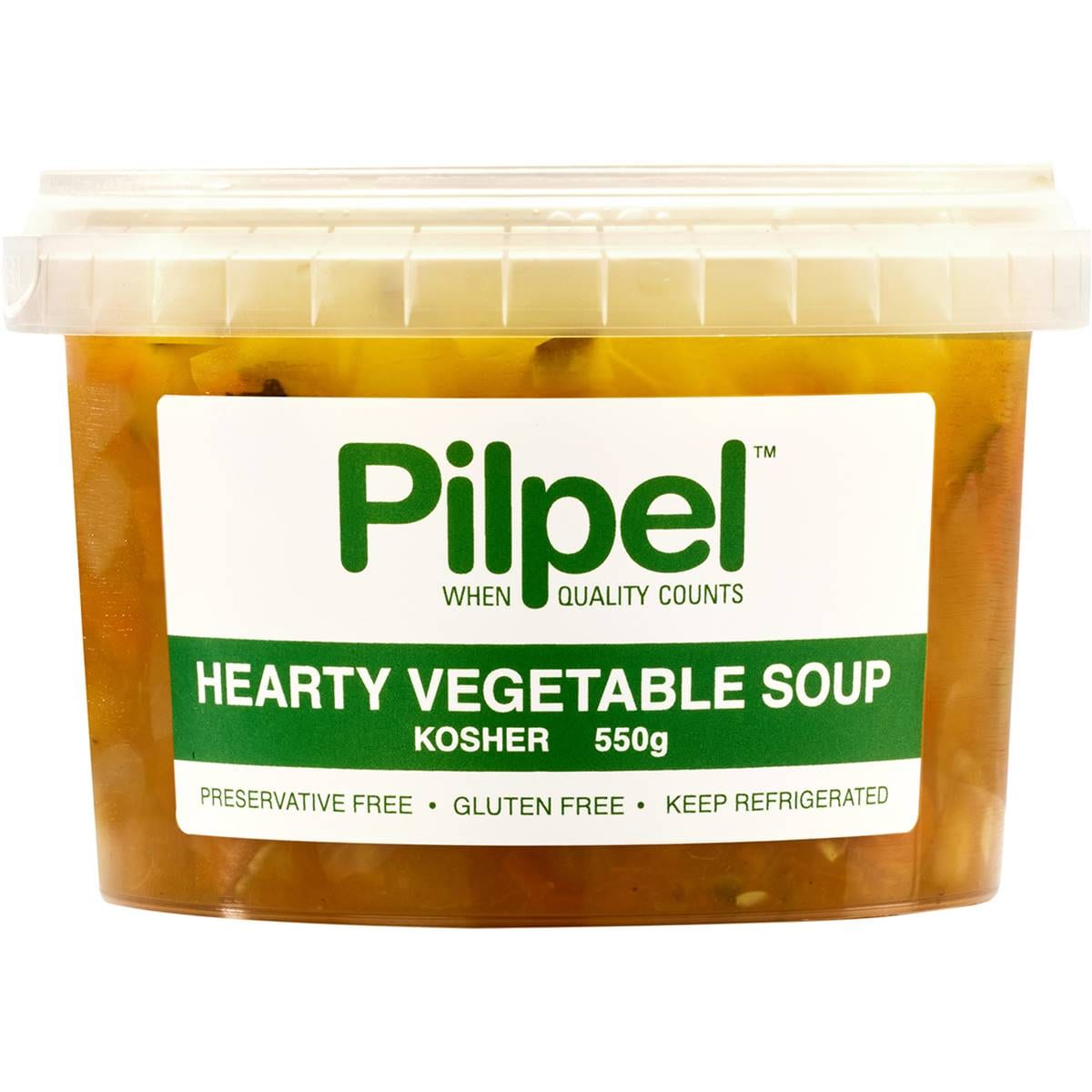 Pilpel Hearty Vegetable Soup 550g | Woolworths