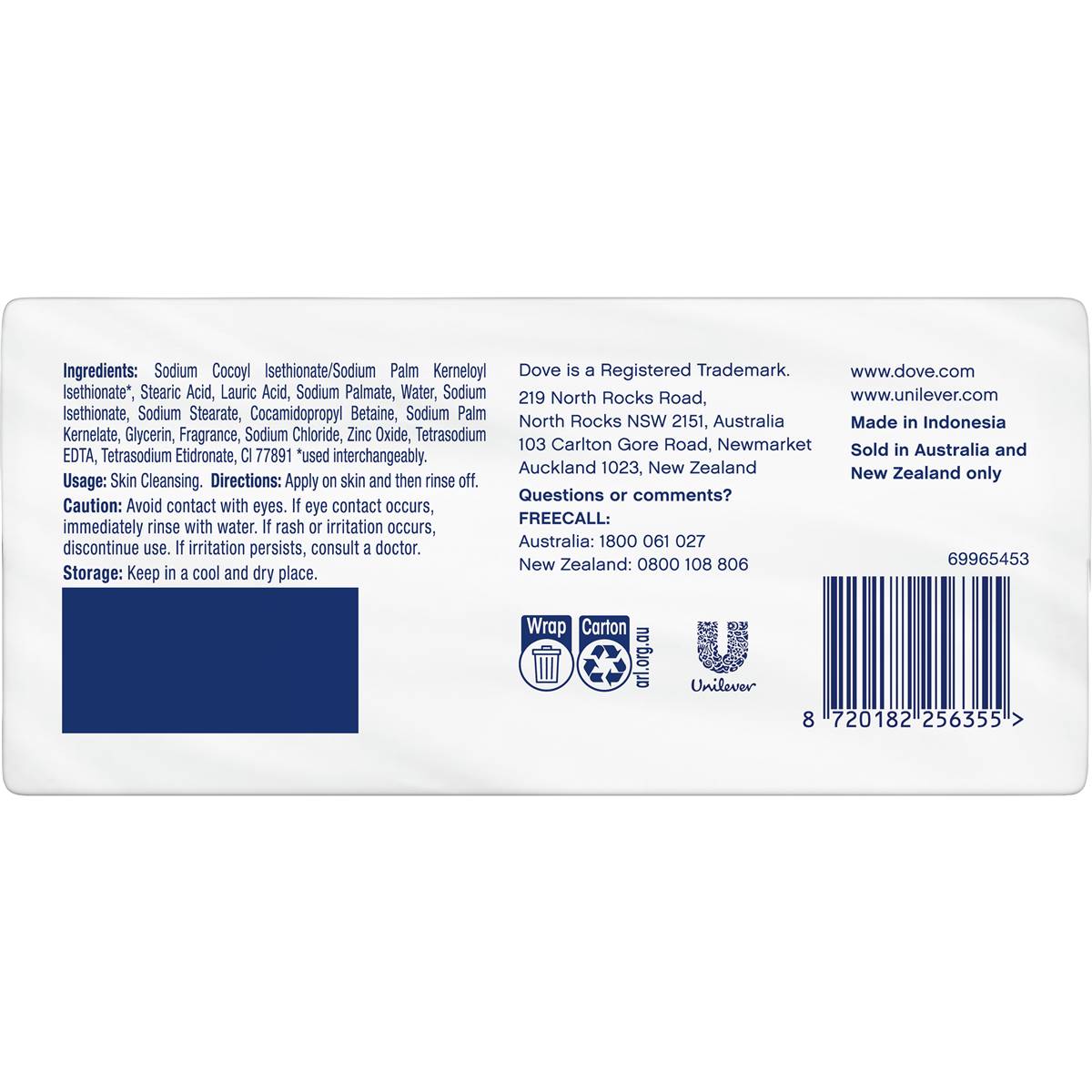 Dove Beauty Cream Bar Original 6 X 90 G Woolworths
