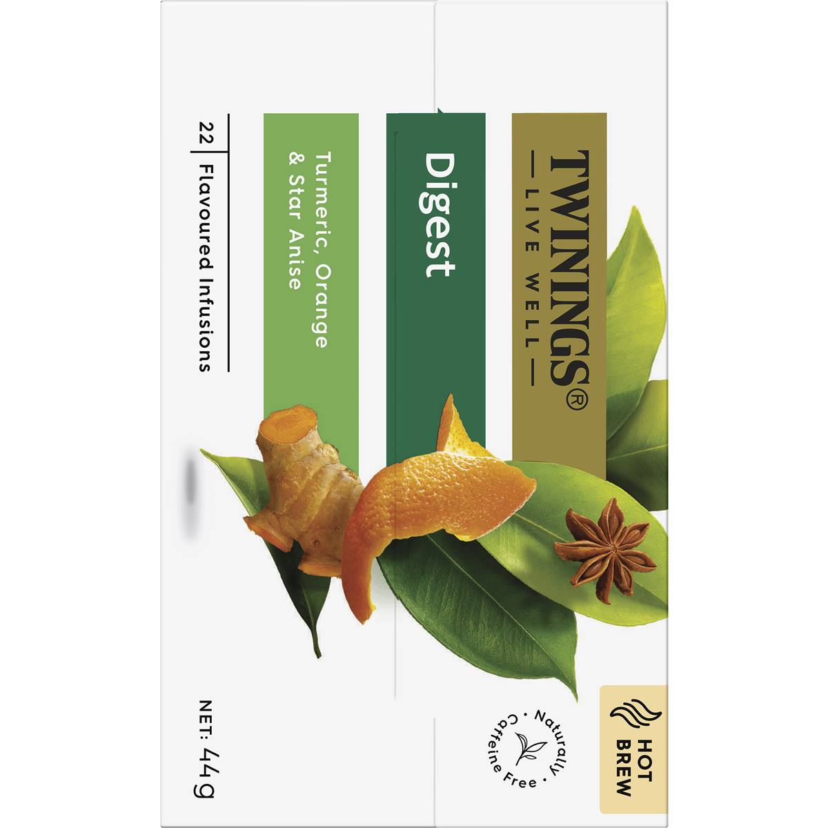 Twinings Live Well Digest Tea Bags 22 Pack | Woolworths